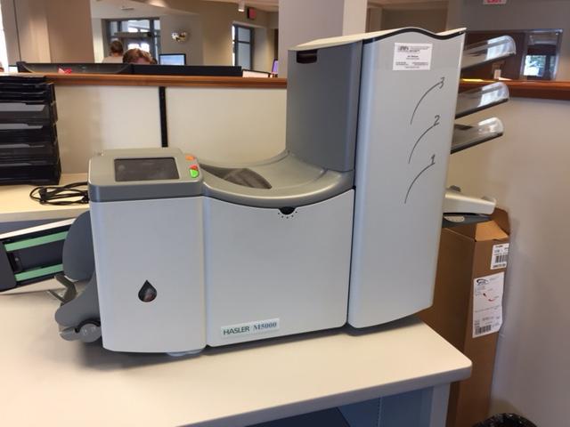 Lot #129: Refurbished Hasler M5000/Neopost DS75, Folder, Inserter and ...